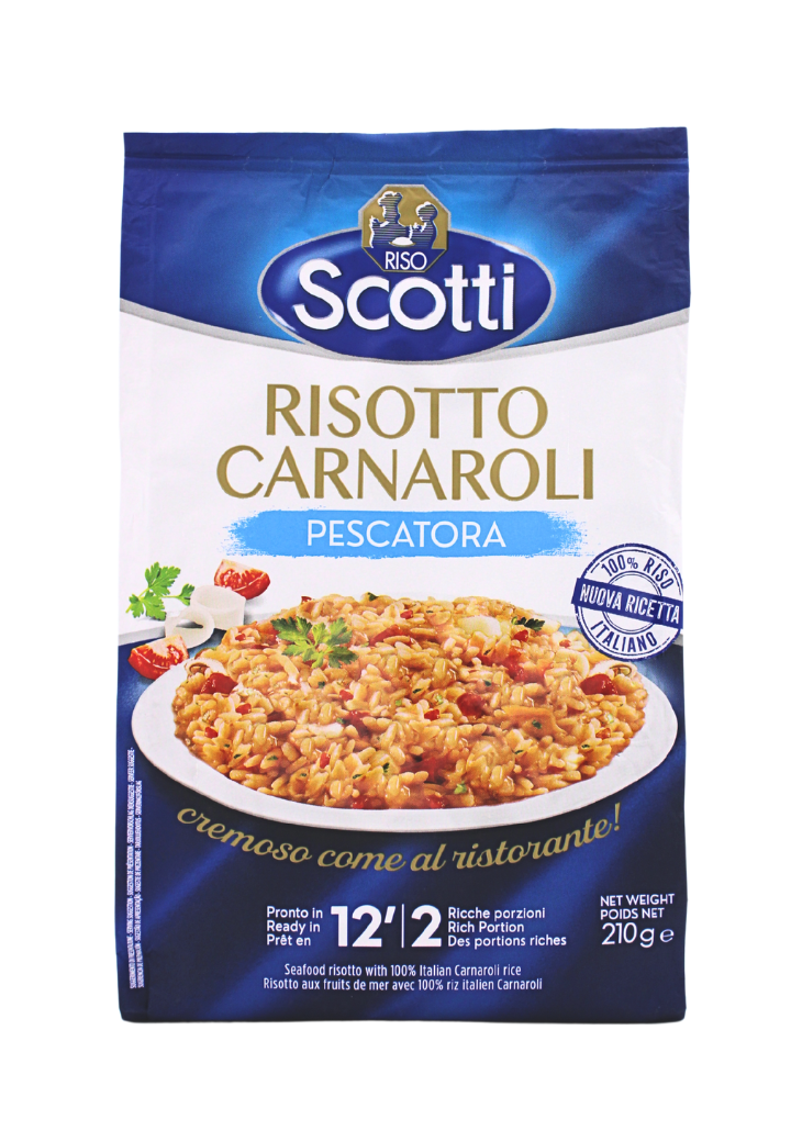 RISO SCOTTI - Risotto Carnaroli Pescatora GLUTENFREI 210 g ...